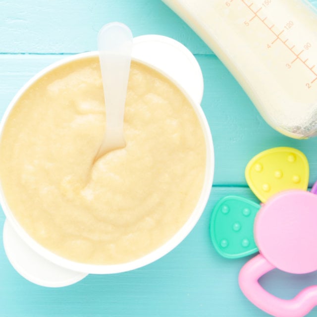 El primer puré o papilla para tu bebé: 6 recetas sencillas - Recetas ...