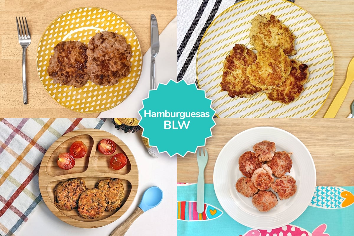 15 recetas caseras de hamburguesas BLW para bebés - Recetas para mi bebé